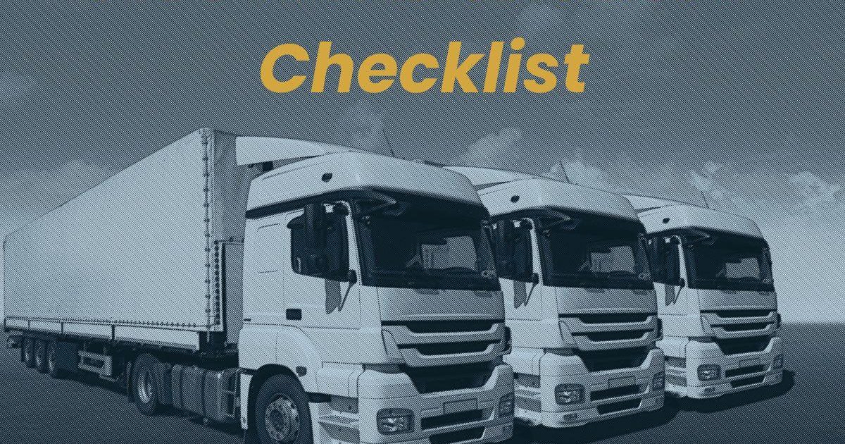 A Step-by-Step Guide to Creating a Fleet Maintenance Checklist | Itefy